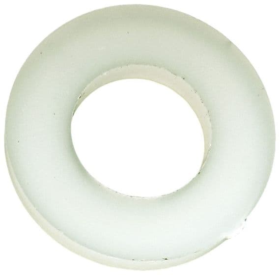 M10 Nylon Flat Washers Form A To DIN 125 Packed In 10 s