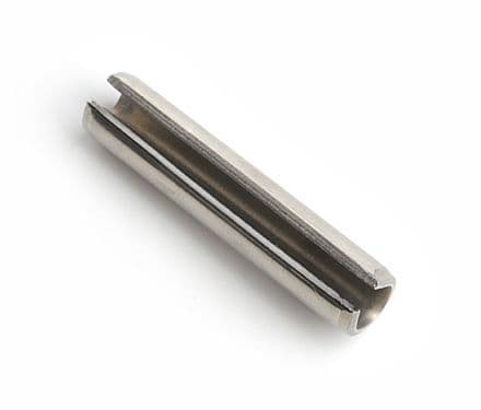 M10 x 20 Spring Tension Pins Carbon Steel To DIN 1481