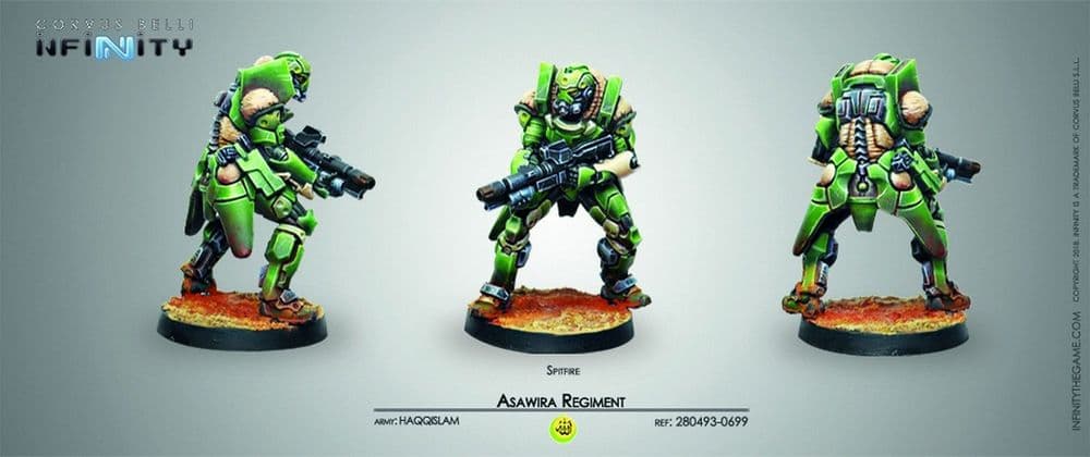 Corvus Belli Infinity Asawira Regiment (Spitfire)