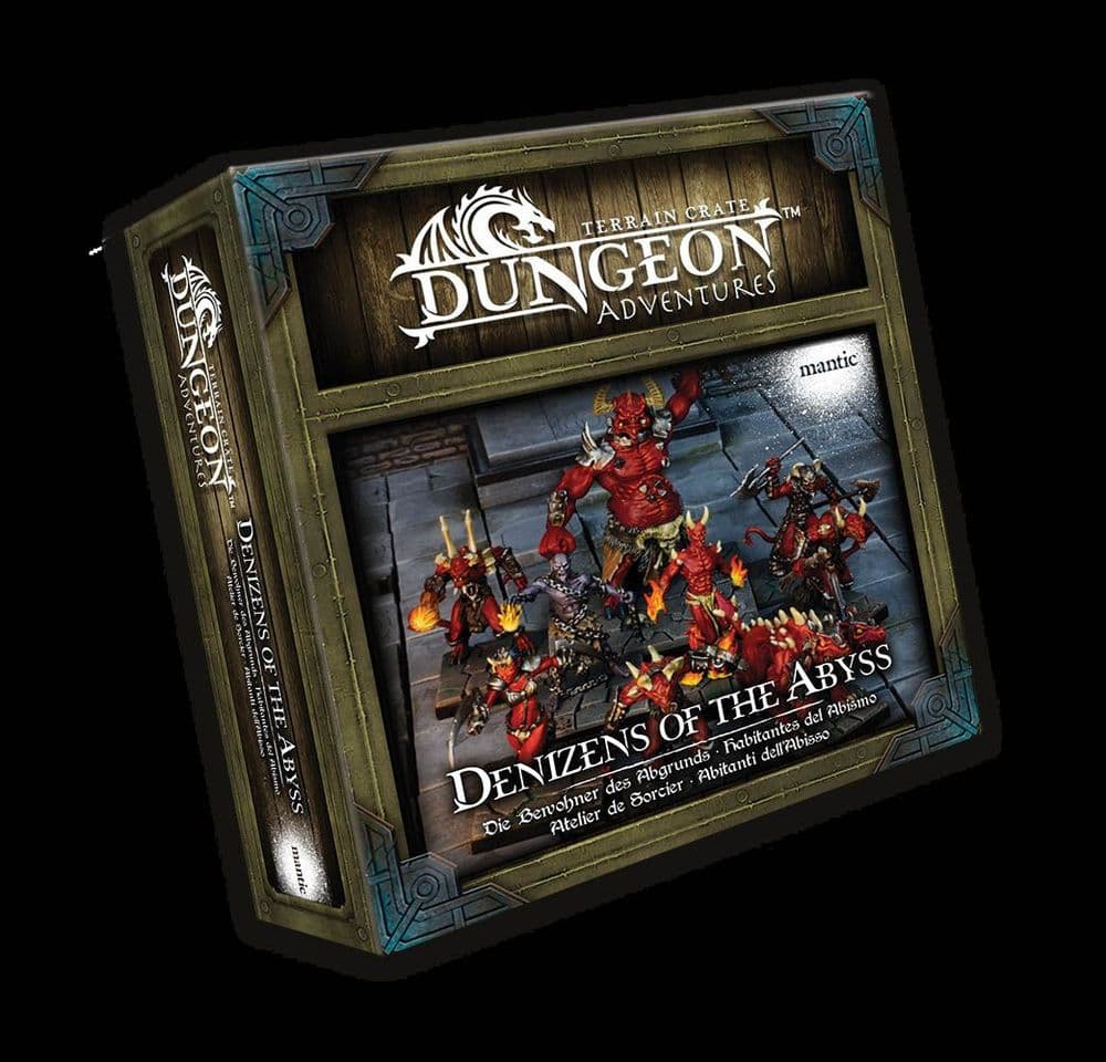 Mantic Games Dungeon Adventures Denizens of the Abyss Miniatures Set ...