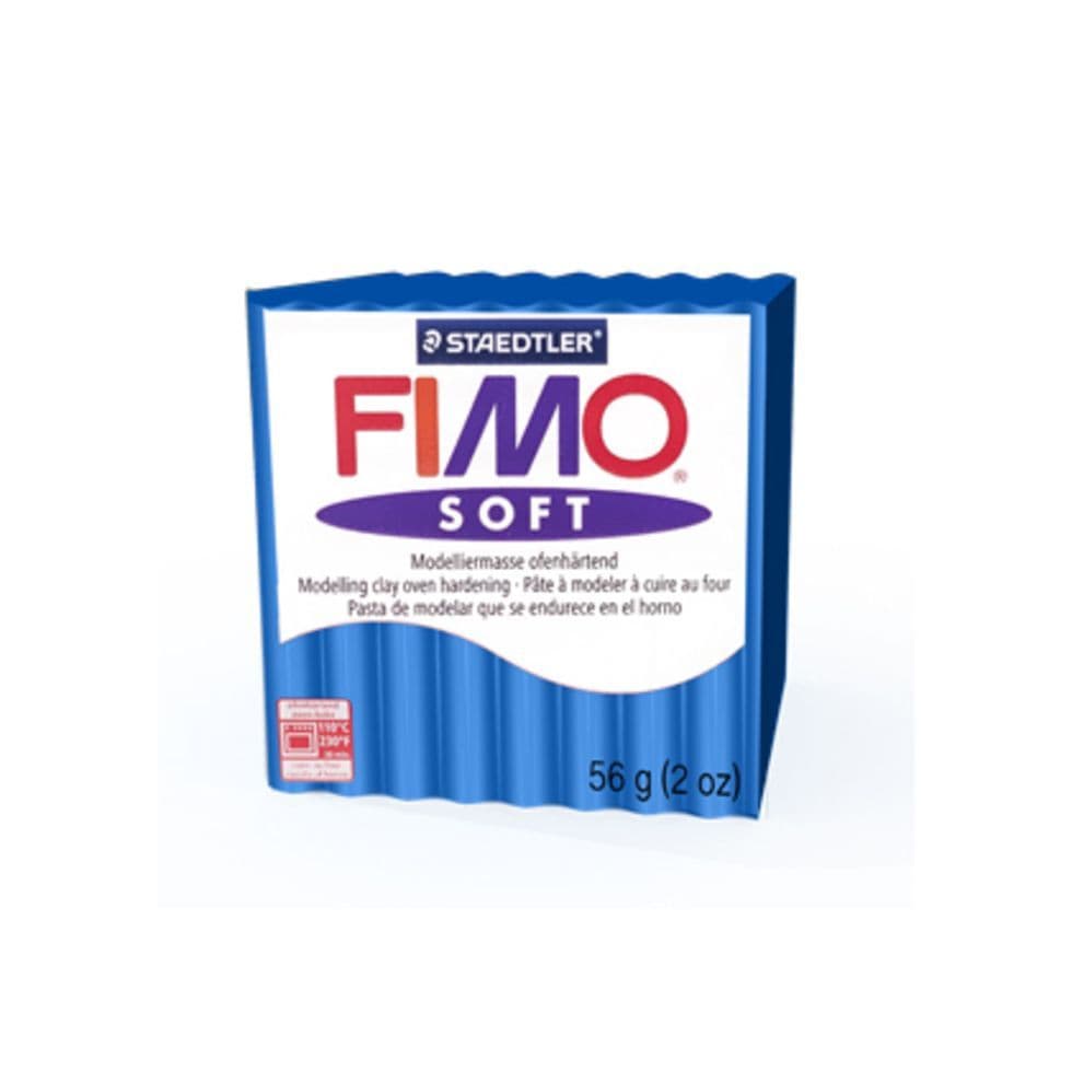 Fimo 8020-37 Soft Pacific Blue Standard block