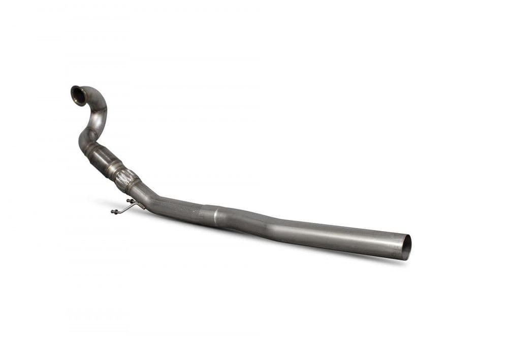 VW Golf Mk7 R Hatch Scorpion (80mm) Exhaust Downpipe With High Flow Cat