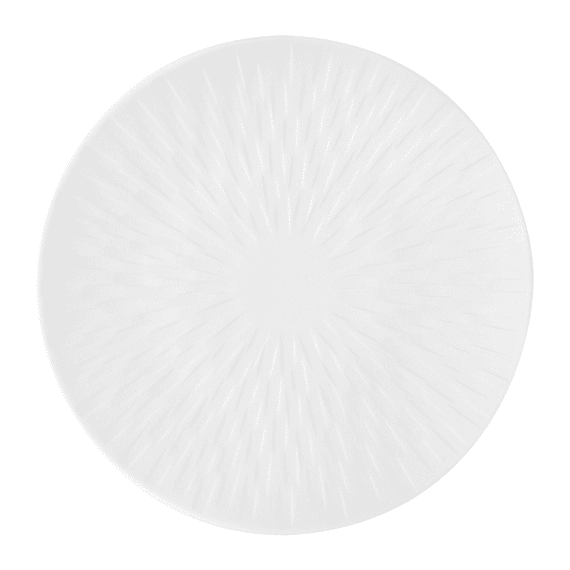 Degrenne Paris Boreal Satin white porcelain dinner set 12 piece