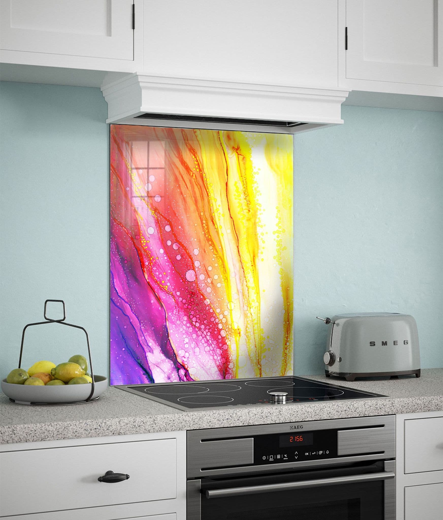 Abstract Rainbow Splashback