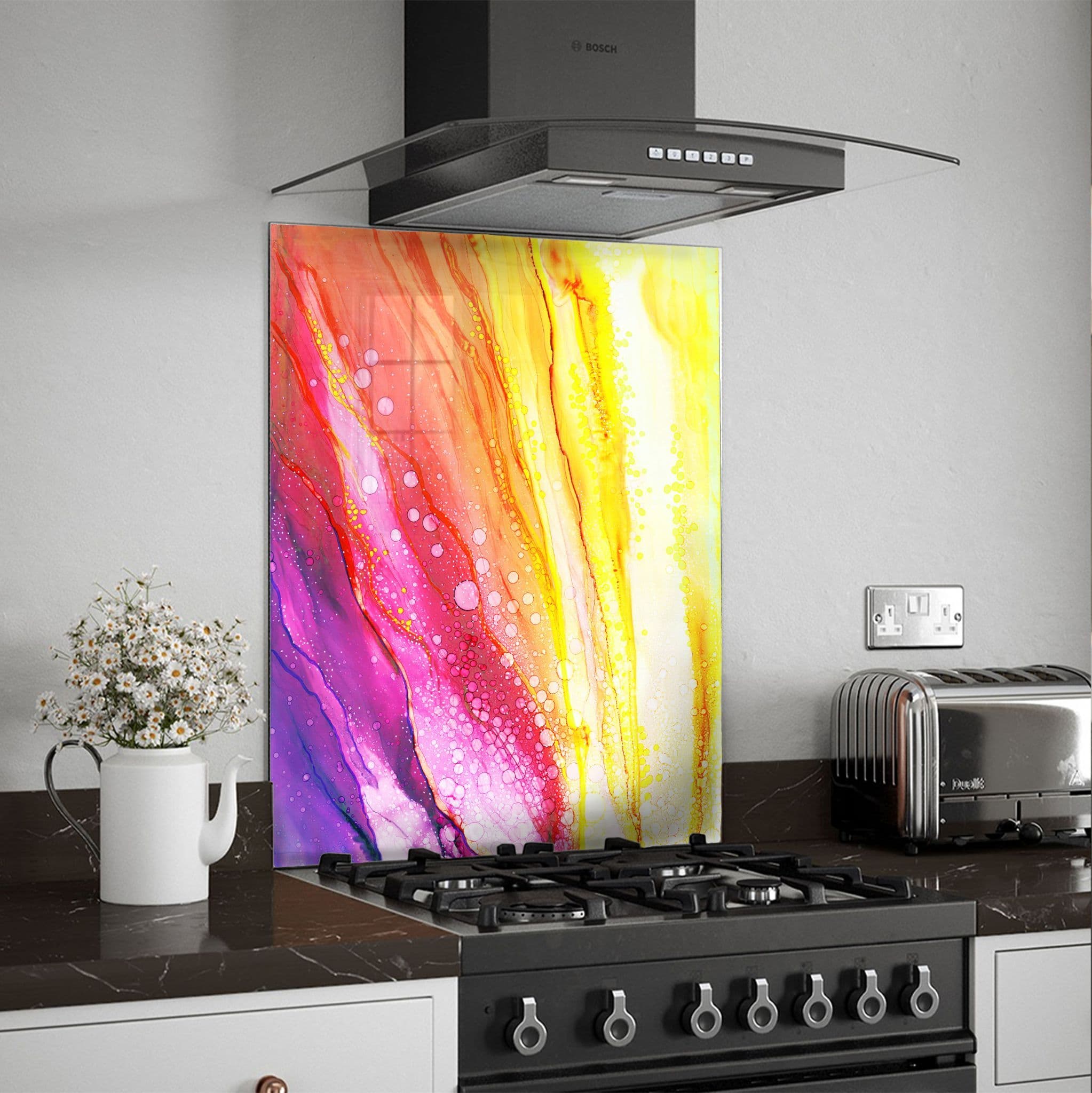 Abstract Rainbow Splashback