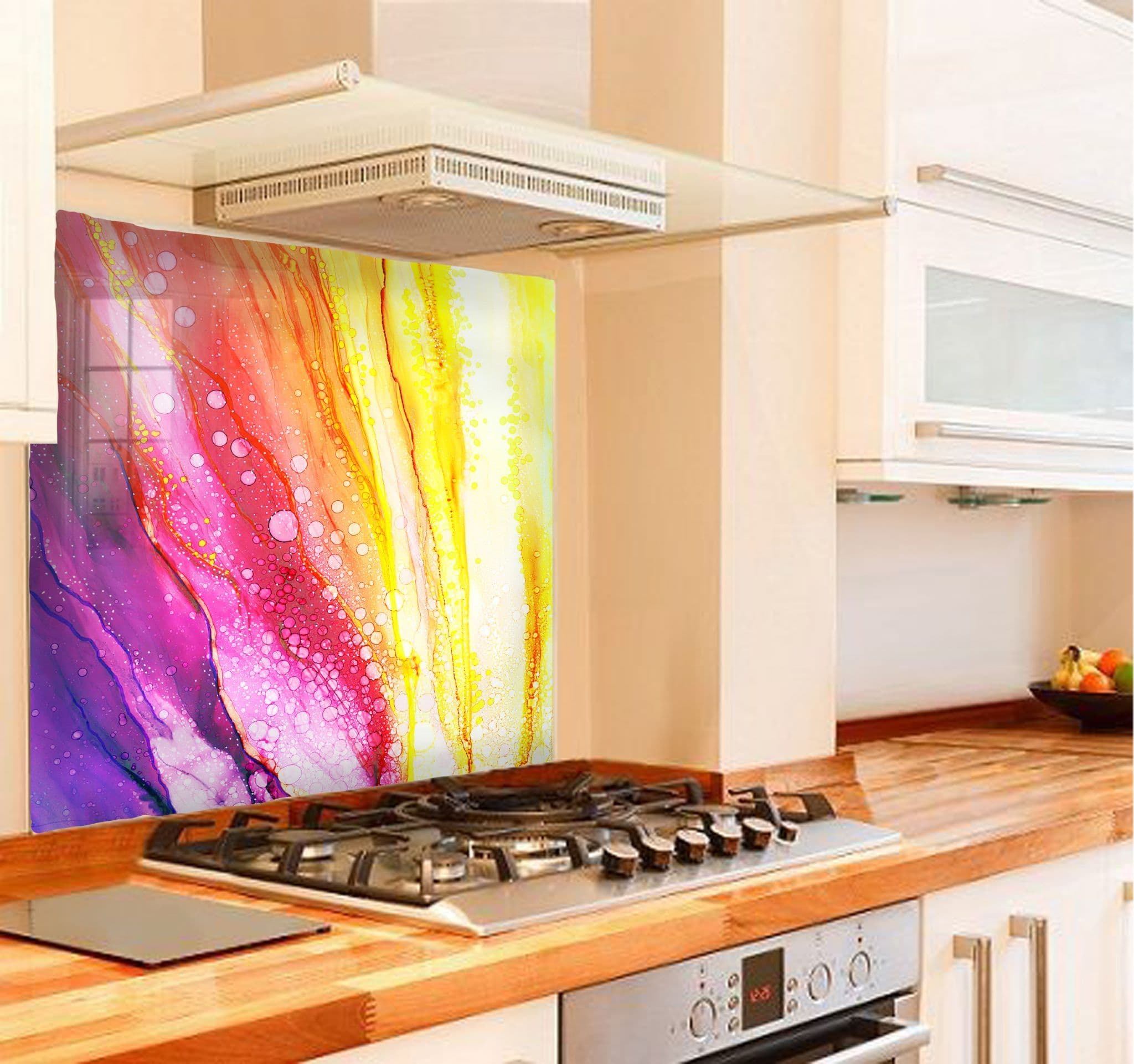 Abstract Rainbow Splashback