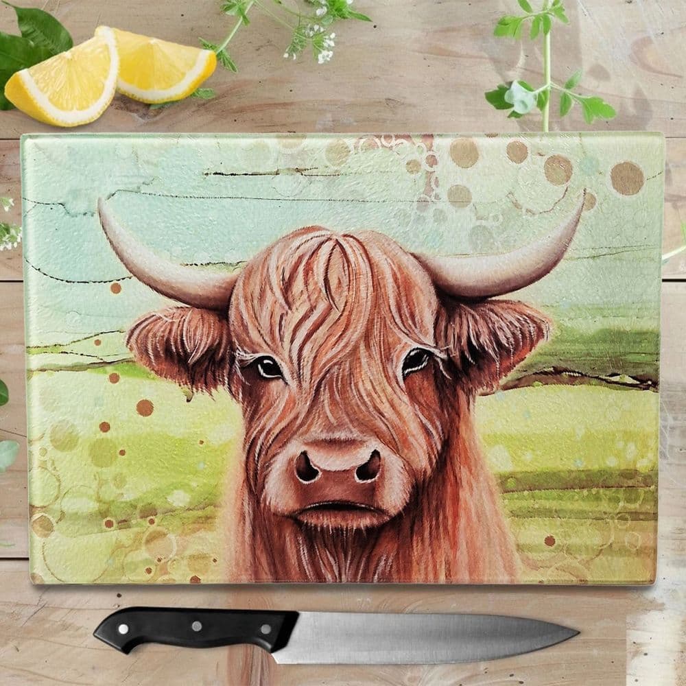 Highland Cow Worktop Saver