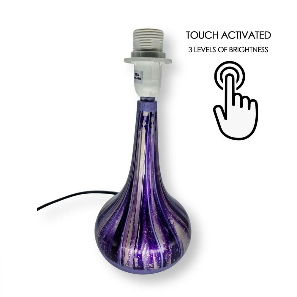 Purple Touch Lamp