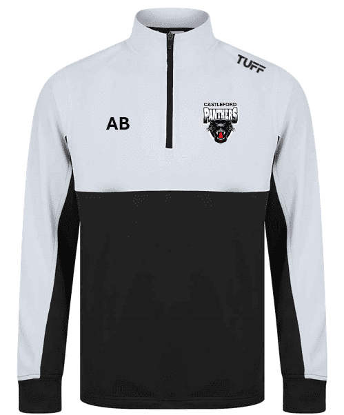 Castleford Panthers Adults 1/4 Zip Top LV874