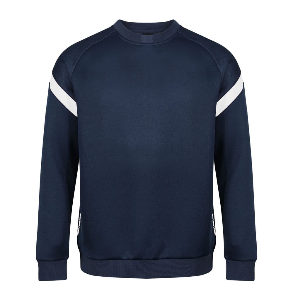 Kinetic Crew Neck Tech Top Adult 928 - Navy / White
