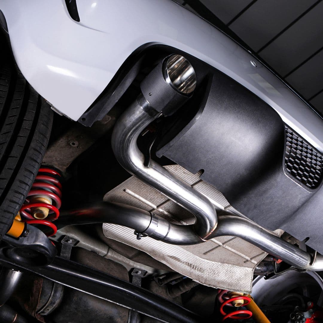 Fiat 500 Abarth 1 4 08 Catback Exhaust System With Carbon Tips