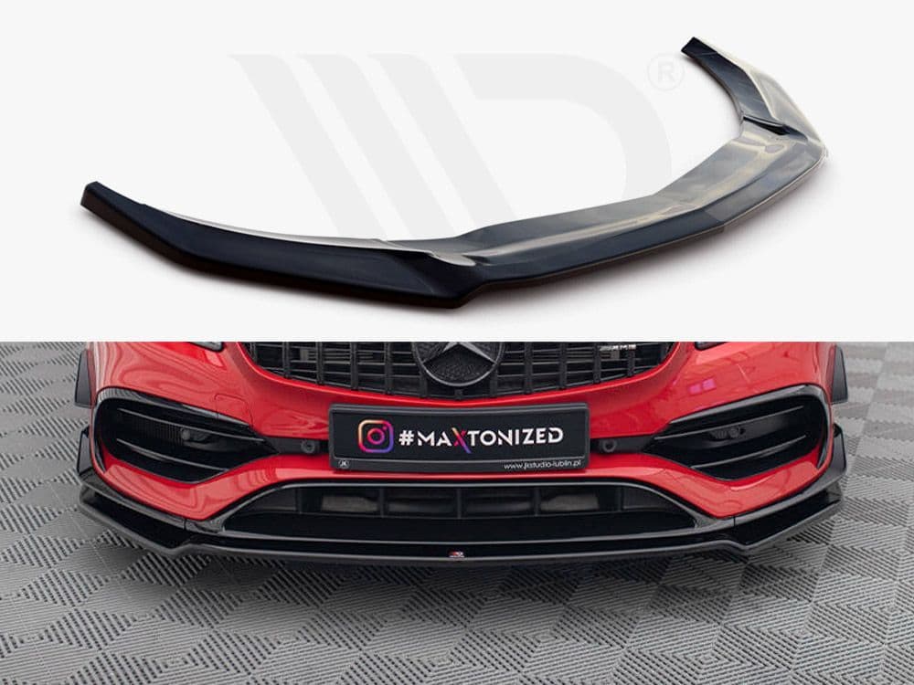 Front Splitter V 2 Mercedes-Benz A45 Aero W176 Facelift