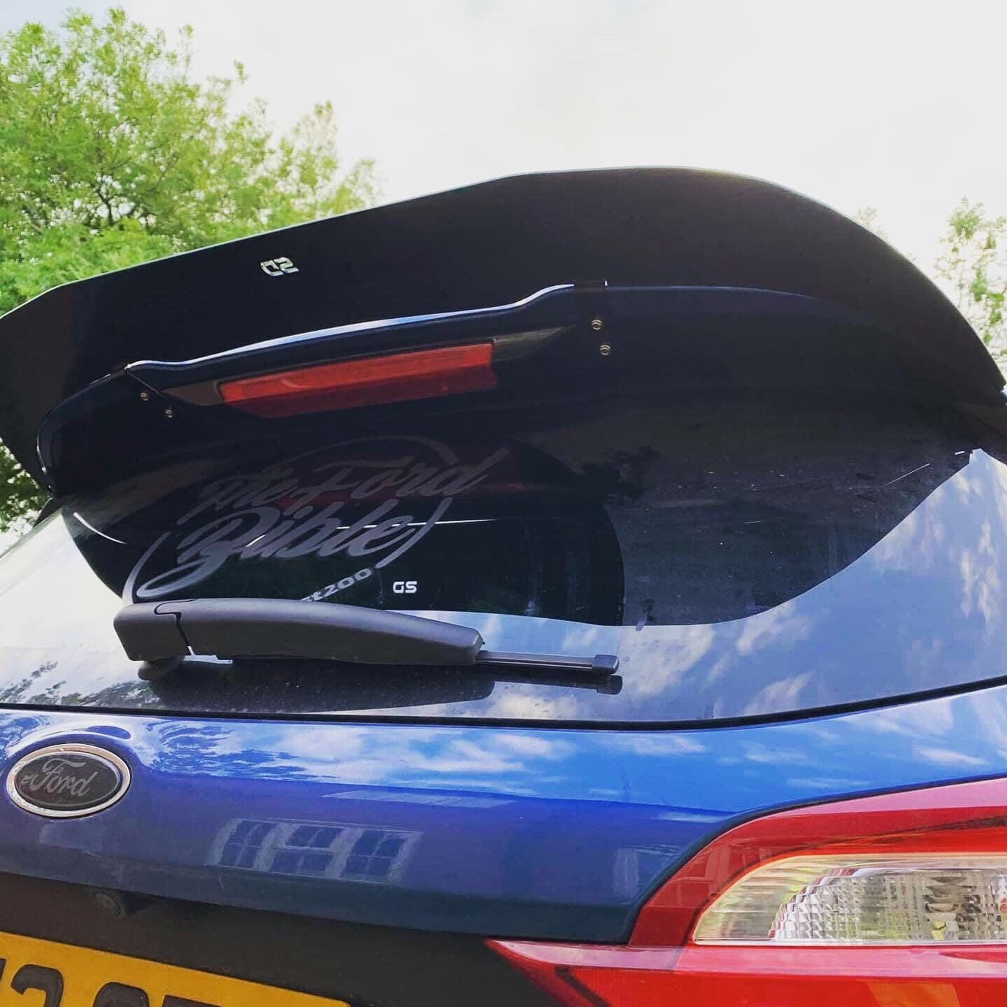 MAXTON Fiesta MK8 spoiler lip V1