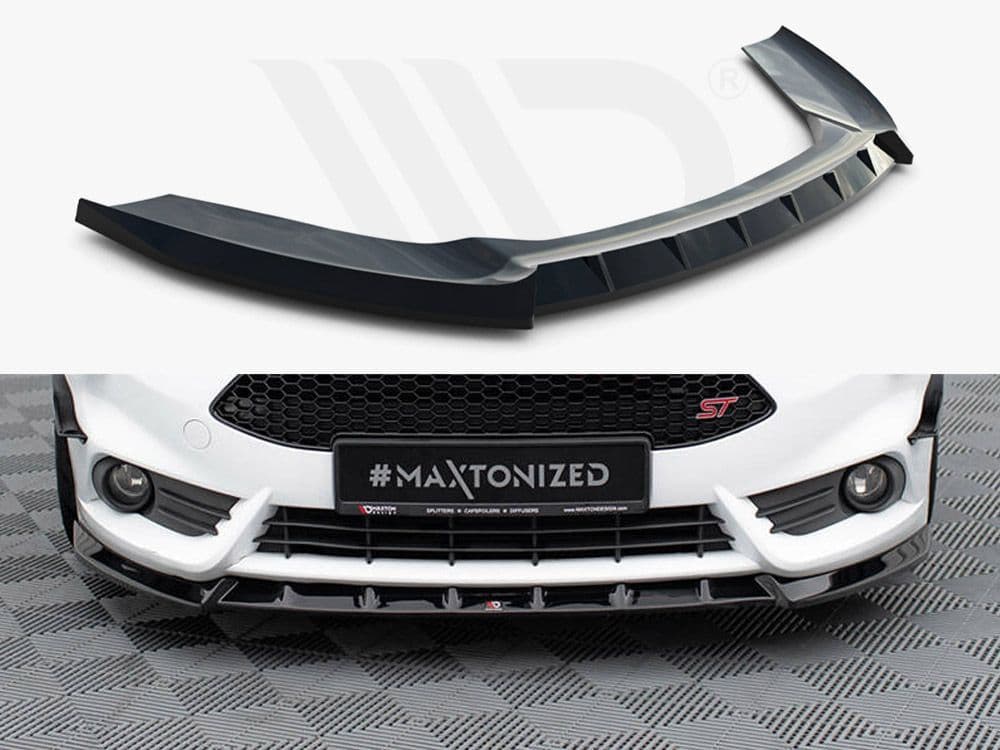MAXTON FRONT SPLITTER V 6 FORD FIESTA ST MK7 FACELIFT