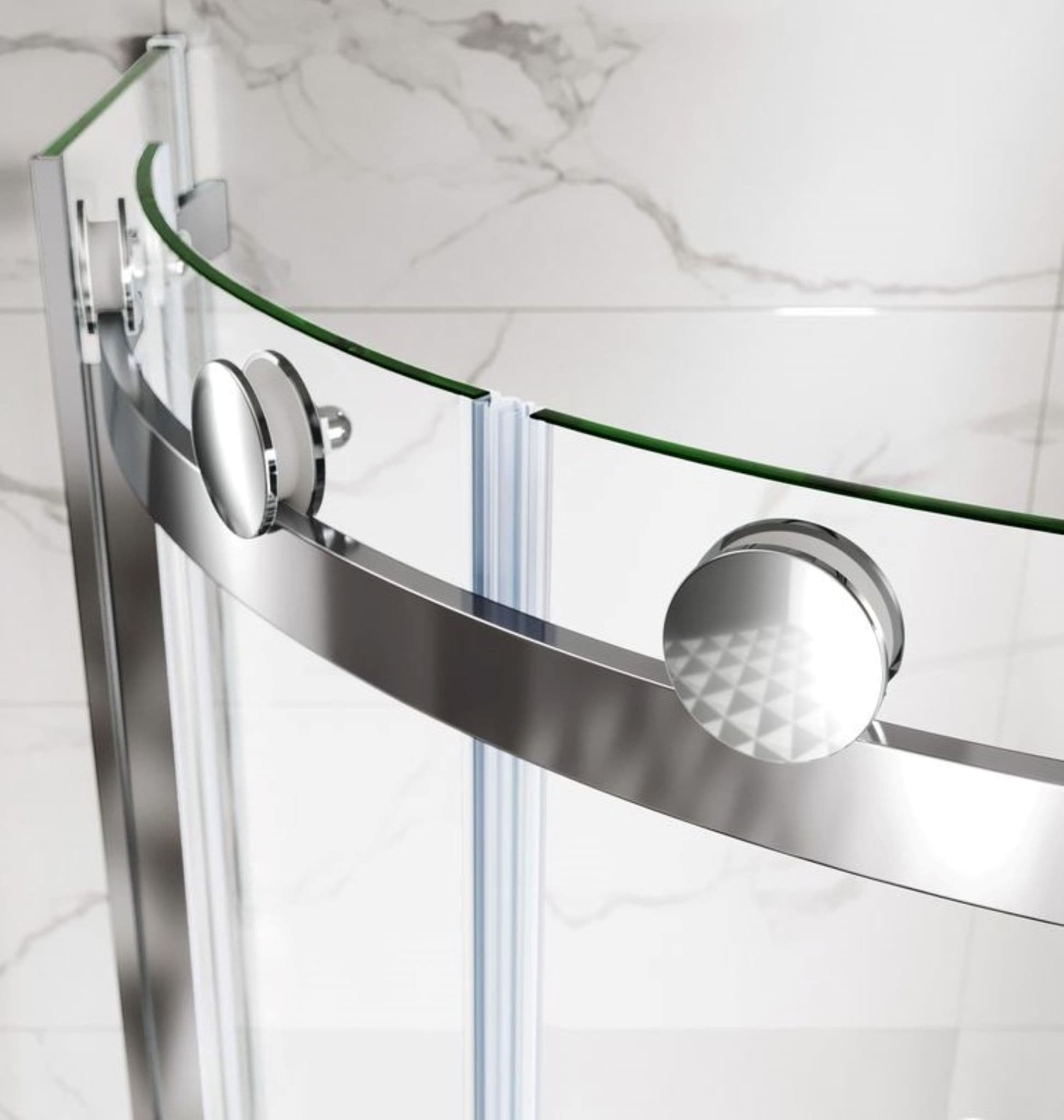 Aquatec Solo 8mm Double Sliding Door Quadrant Shower Enclosure