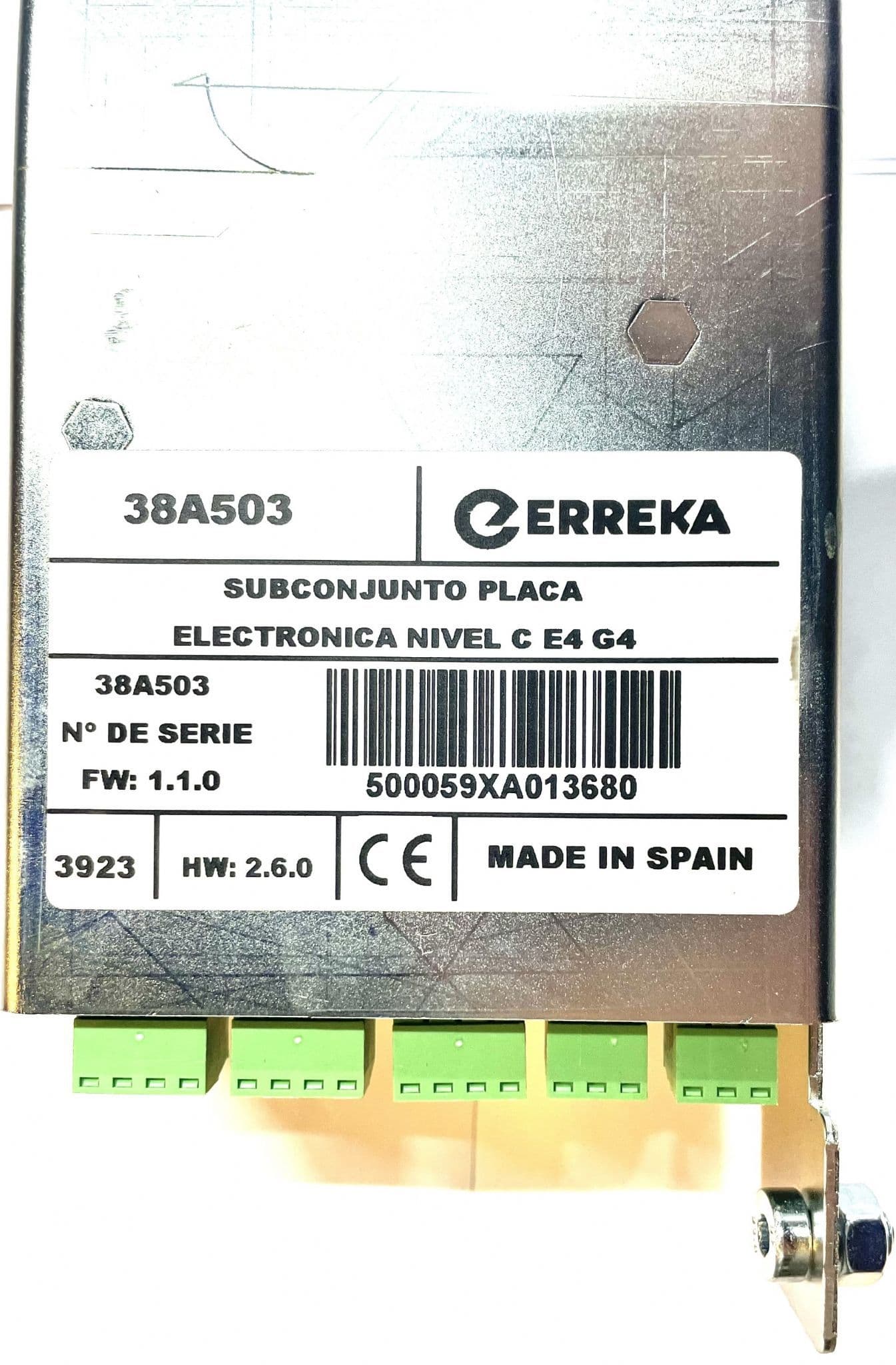 Erreka Ertain 4 Control Panel