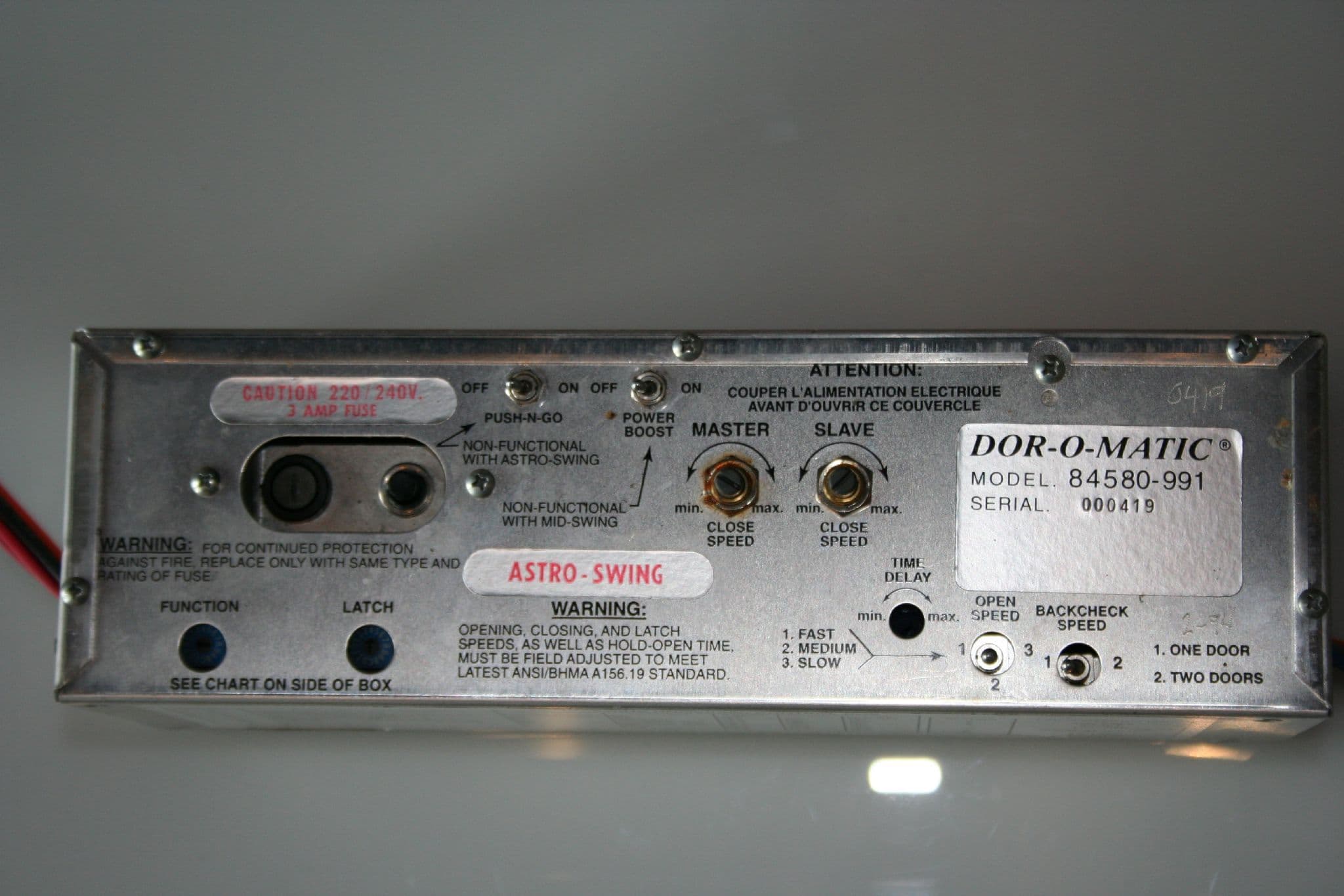 Ingersoll Rand High voltage control unit