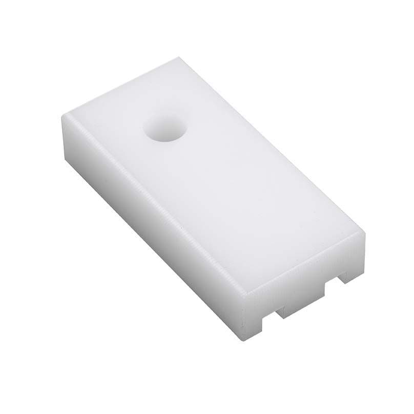 Plastic block floor guide shoe