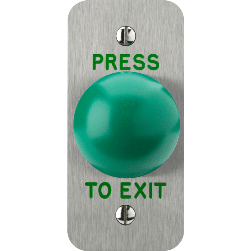 Press To Exit Domed 3E0657-1NS-E-PTE Push Pad/ Exit Switch