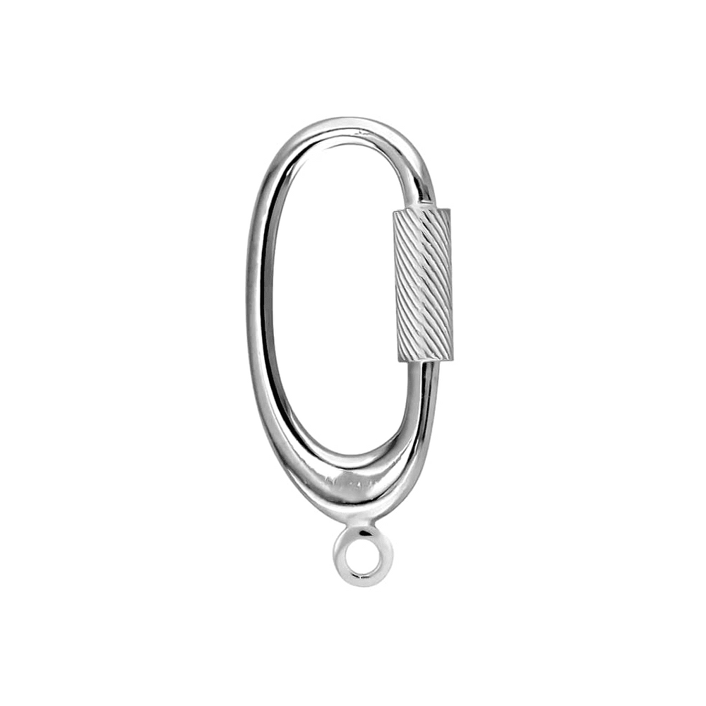 Oval Key Ring With Screw