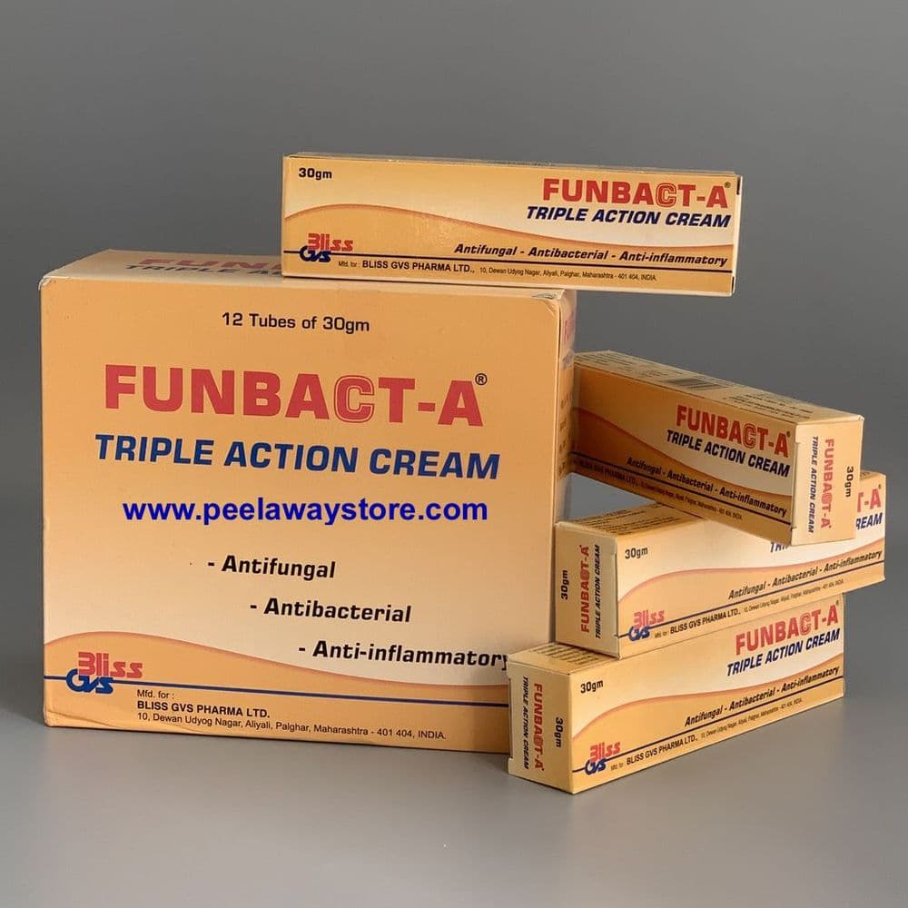 FUNBACT A Triple Action Cream 30g FUNBACT A Triple Action Cream 30g
