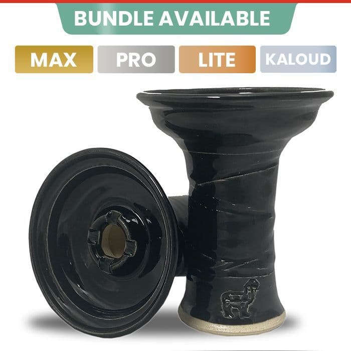 Alpaca LeRook Shisha Bowl - Jet Black - Hookah - FREE UK & EU Shipping ...