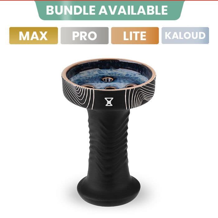 Alpha Hookah Bowl - Wave Killer Atlantic Black - Black - Free UK ...