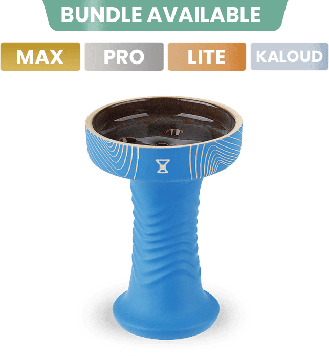 Alpha Hookah Bowl - Wave Killer Indian Blue - Black - Free UK Shipping ...