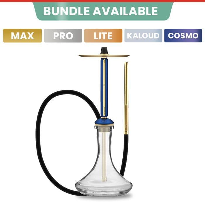 Alpha Hookah Echo – Gold Sapphire Blue Shisha | Kakas Hookahs UK ...
