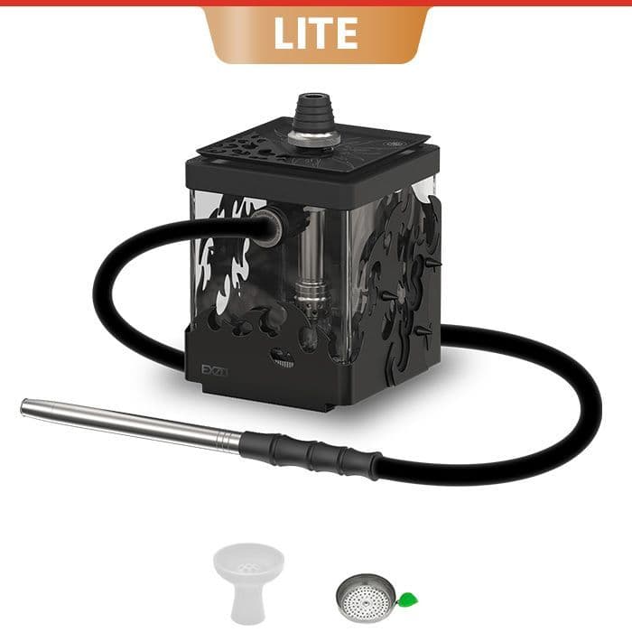Alpha Hookah SMART Box Tribal Black – Compact Hookah in Black, Rose ...