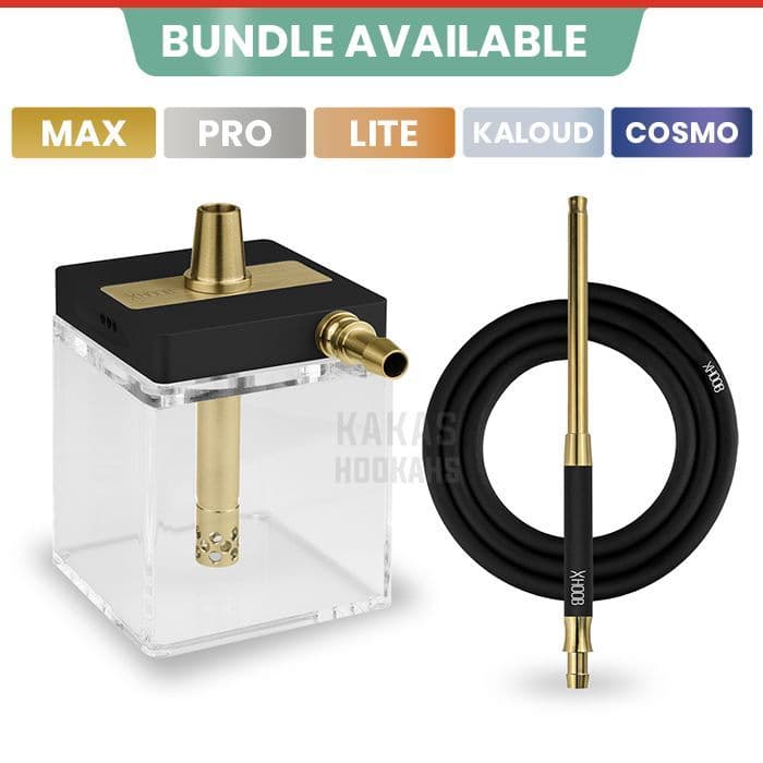 HOOB subAtom Hookah Gold | Ultra Compact Magnetic Hookah | Kakas Hookahs UK