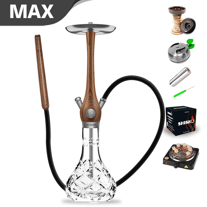 WOOKAH Shisha Walnut Mastercut Bloom - Hookah - Free UK & EU Shipping ...