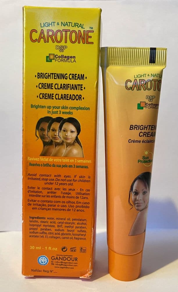 Carotone Collagen Formula Brightening Cream Tube - 30ml