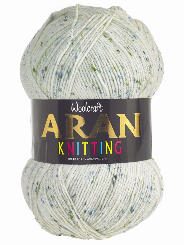 Aran 400gm By Woolcraft 843 Island Tweed