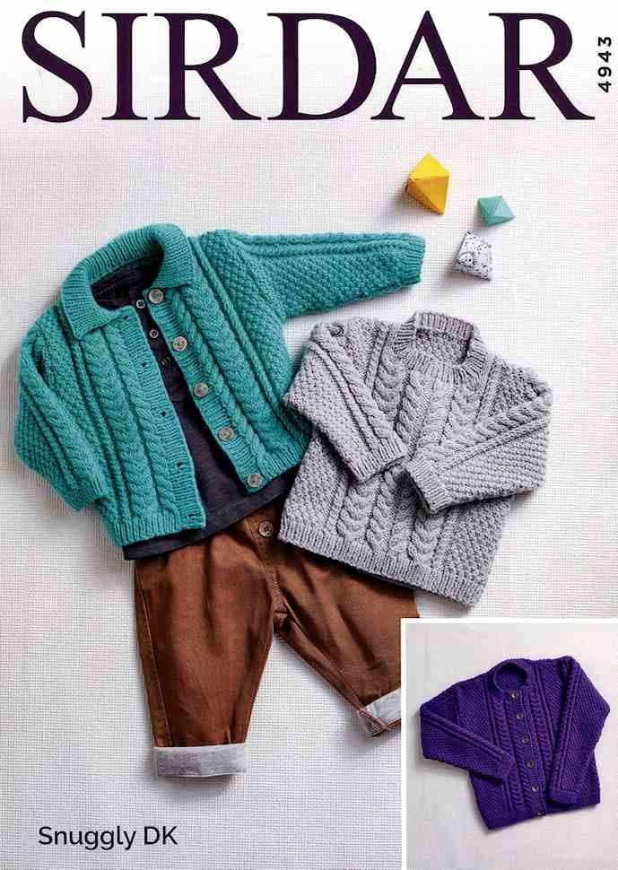 S4943 Sirdar Snuggly Baby DK Knitting Patterns