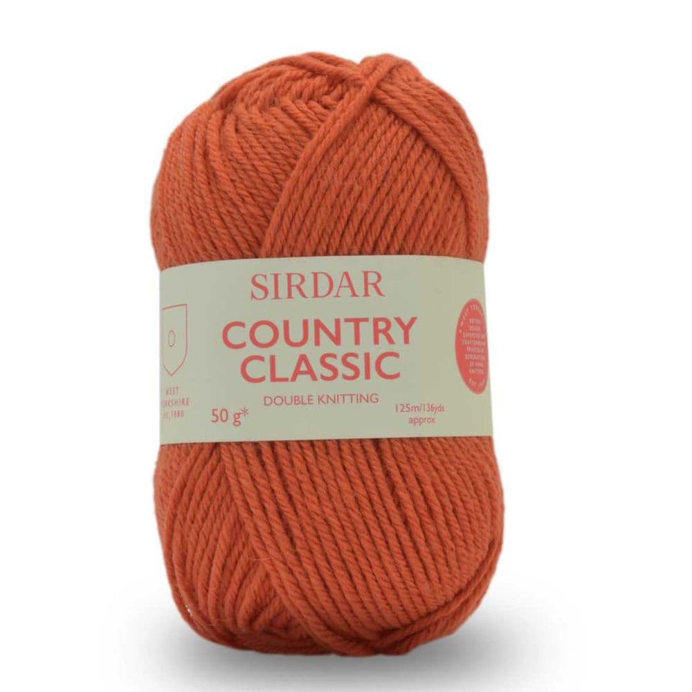 Sirdar Country Classic DK 853 Burnt Orange 50g