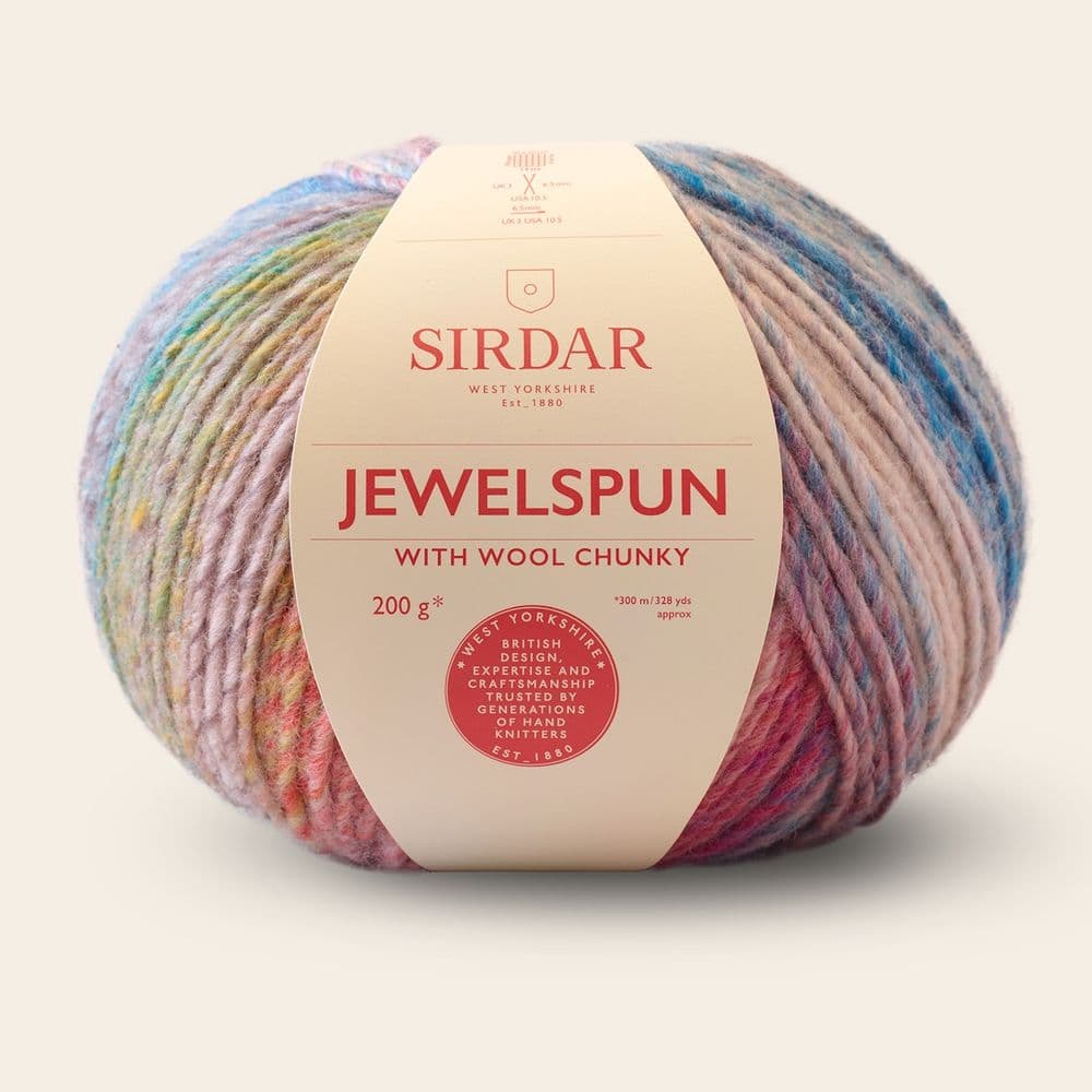 Sirdar Jewelspun Chunky 203 Mother Of Pearl 200g