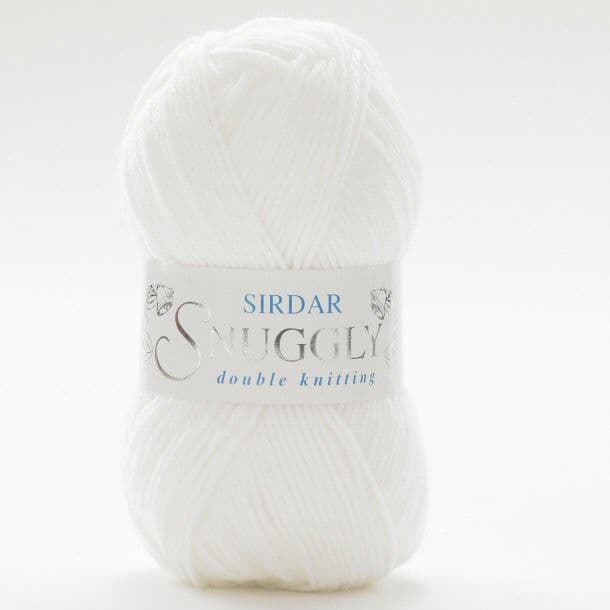 Sirdar Snuggly Baby DK 251 White 50g