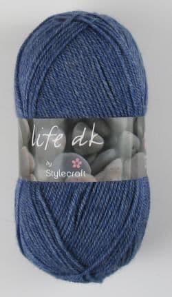 Stylecraft Life DK 322 Denim Mix 100g