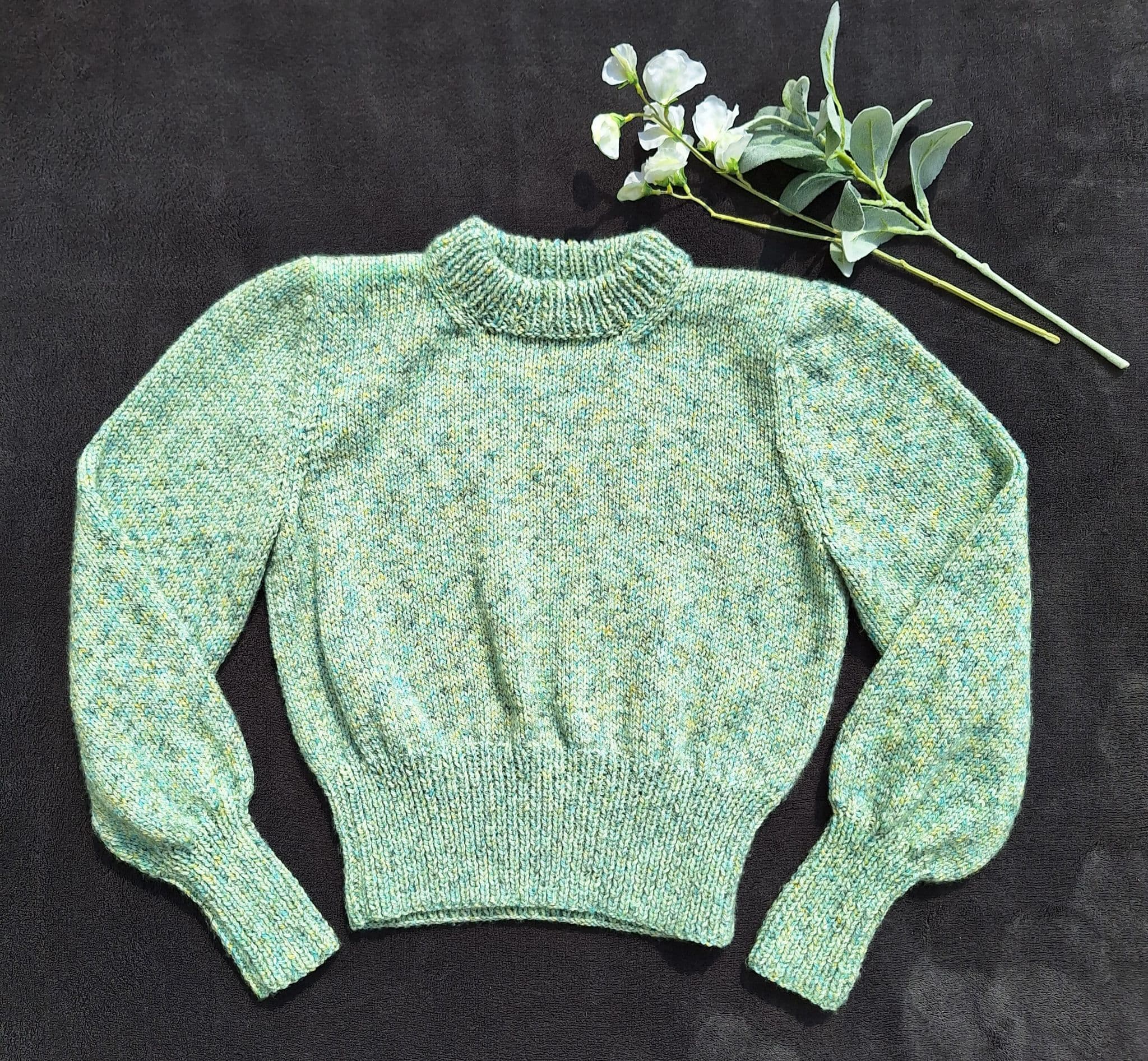 Ladies Knitted Balloon Sleeve Sweater Pattern | Family Business ...