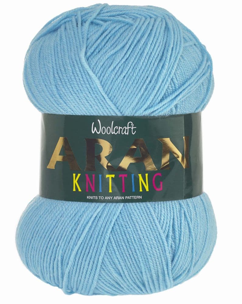 Woolcraft Aran 100 Acrylic 400gm 457 Aqua