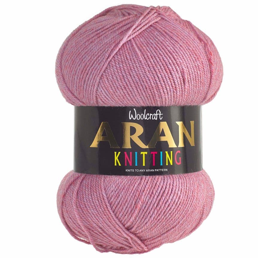 Woolcraft Aran 400gm 904 Tudor Rose