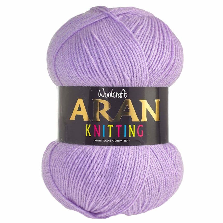 Woolcraft Aran 400gm 912 Lilac