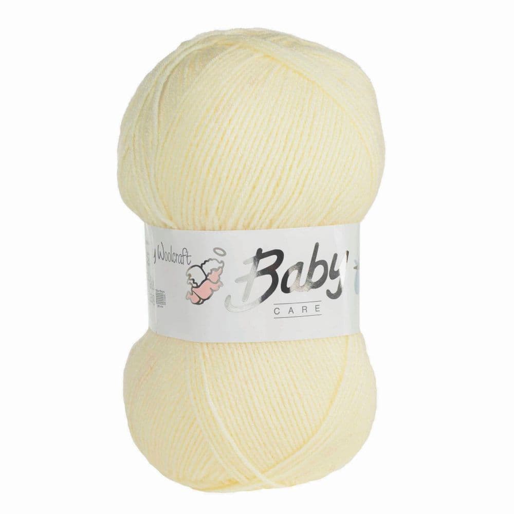 Woolcraft Baby Care 4 Ply 500gm Pack 702 Lemon