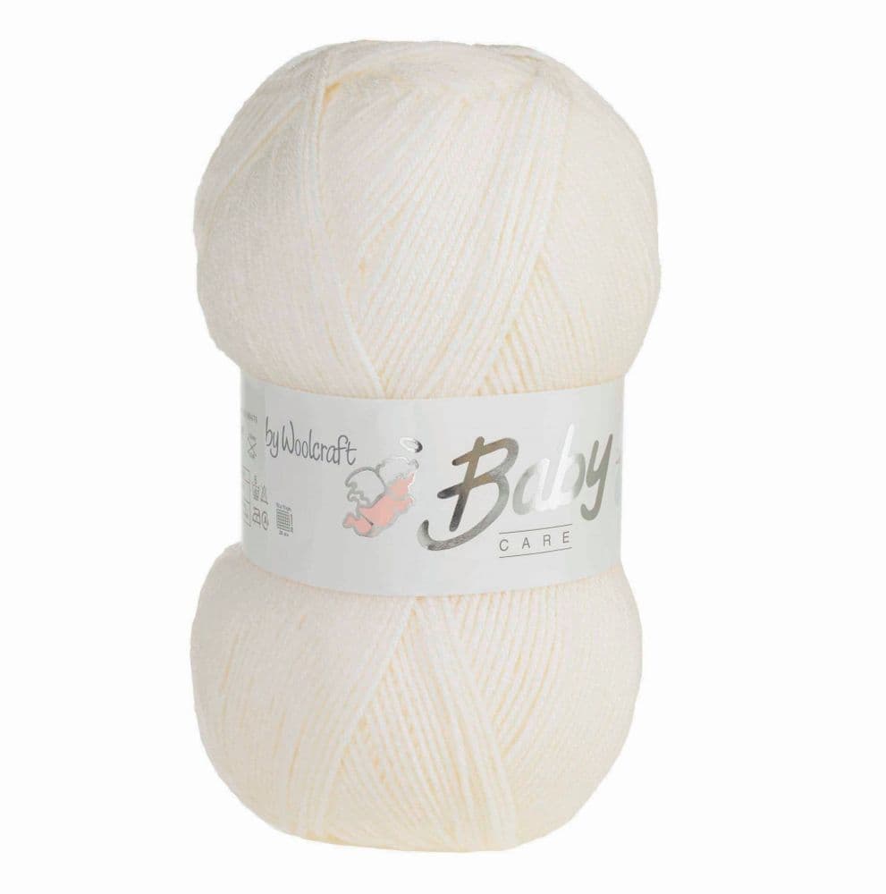Woolcraft Baby Care 4 Ply 500gm Pack 713 Cream