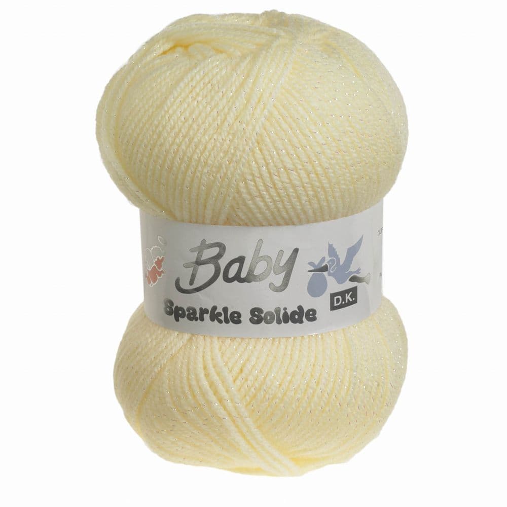 Woolcraft Baby Sparkle DK 238 Lemon 100g