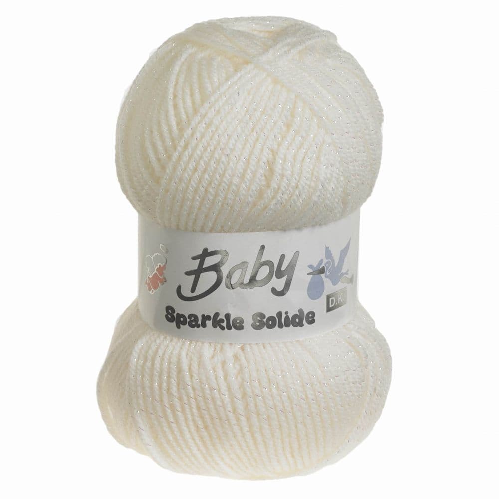 Woolcraft Baby Sparkle DK 241 Cream 100g