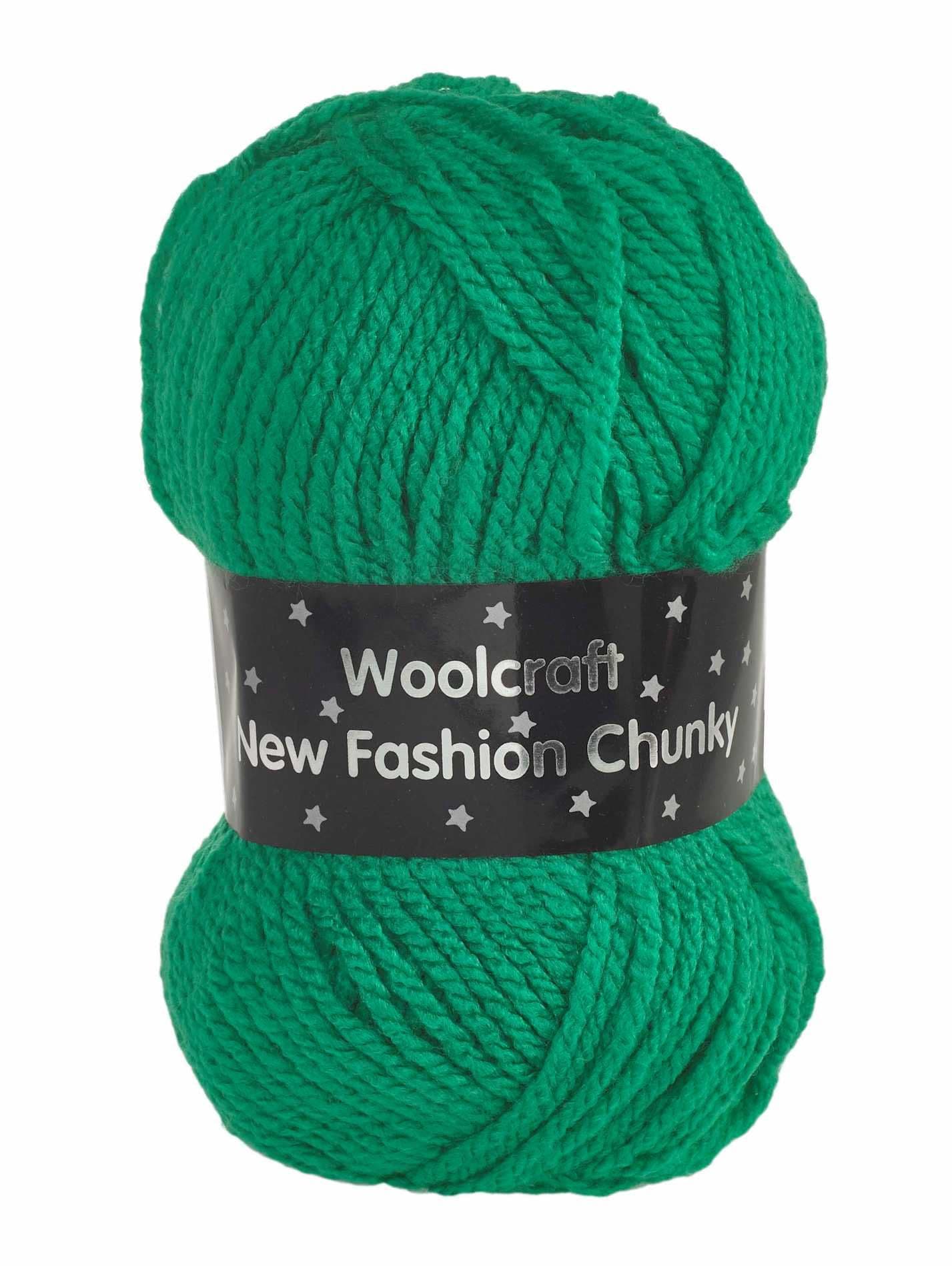 Woolcraft New Fashion Chunky 125 Irish Green 100g