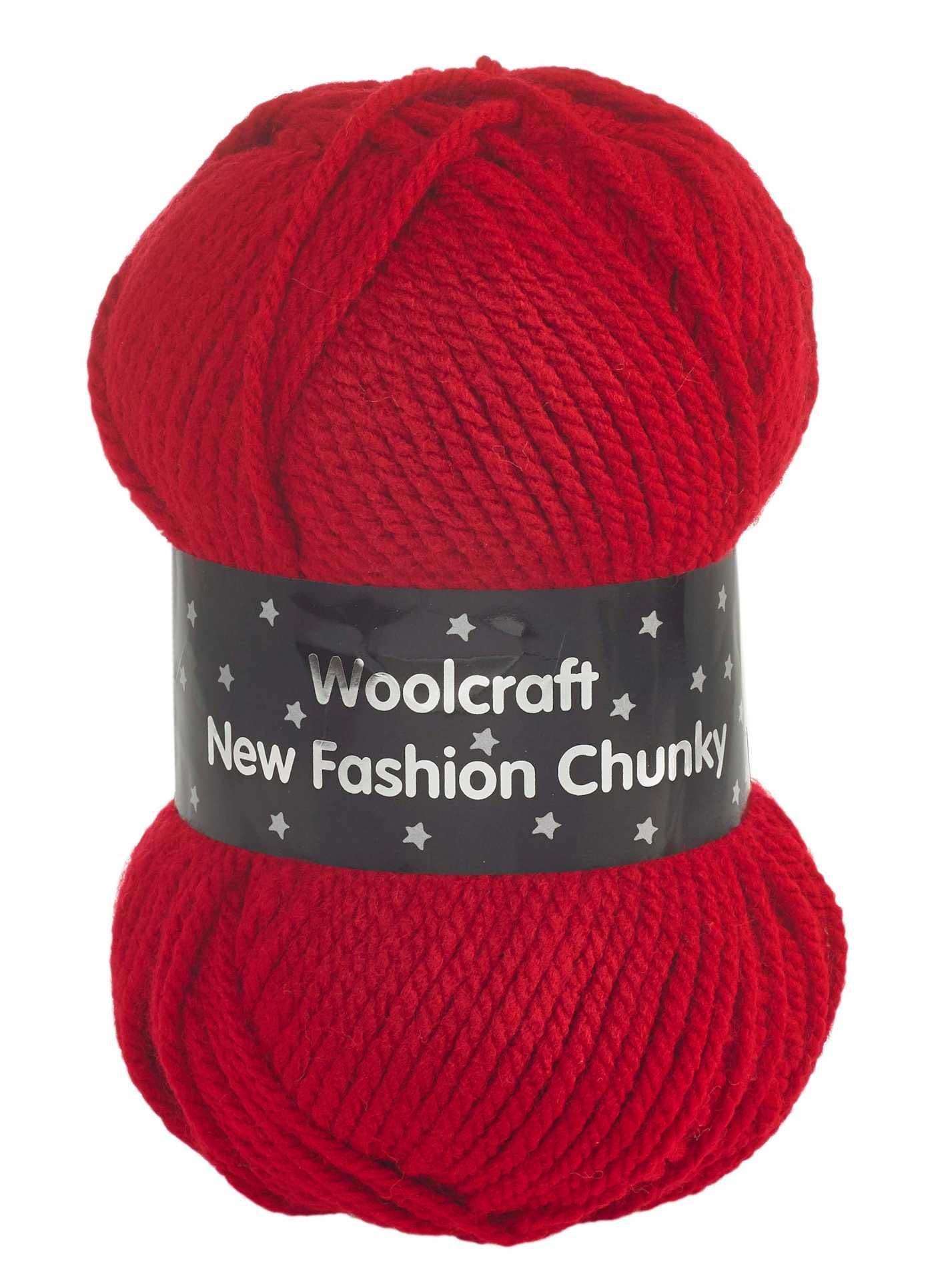 Woolcraft New Fashion Chunky 293 Cardinal 100g