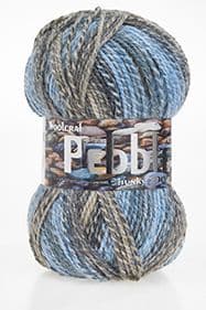 Woolcraft Pebble Chunky 076 Blue 200g